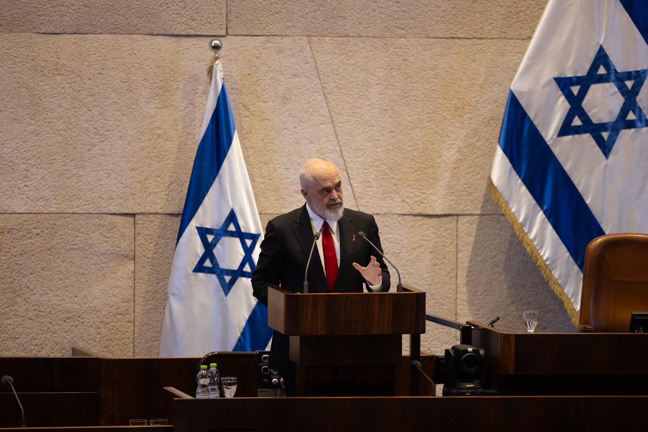 Prime Minister Edi Rama Addresses Israel’s Knesset in Historic Special ...